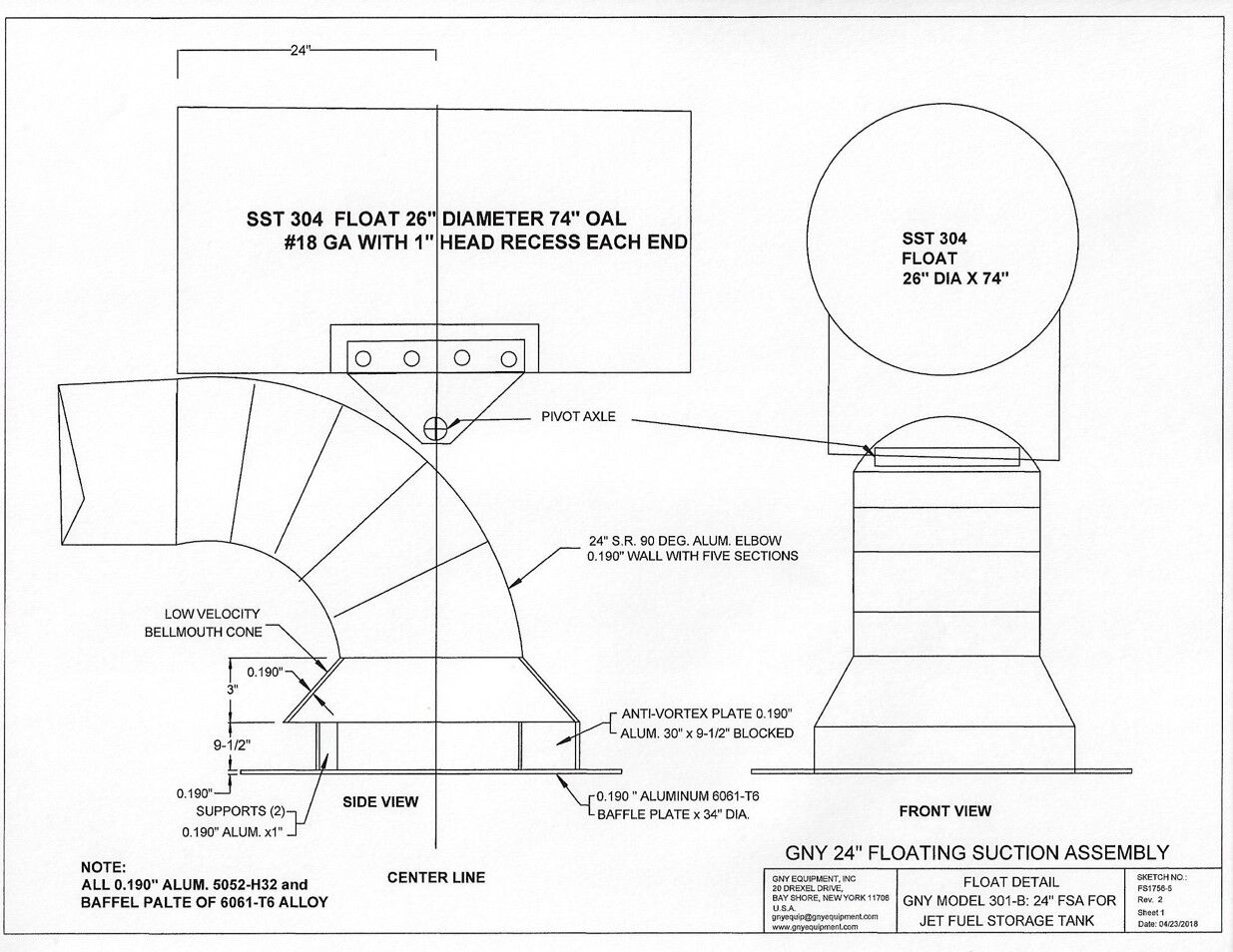 Gny Floating Suctions Assembly – GNY Equipment, Inc.