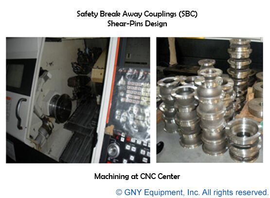 GNY Safety Break-Away Couplings (Shear-Pin Design) – GNY Equipment, Inc.